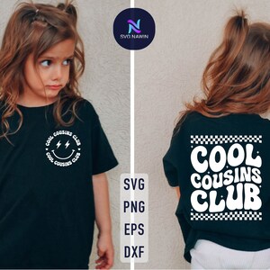 Cool Cousins Club Svg, Cool Cousins Club Png, Cousin Shirt Svg, Family ...