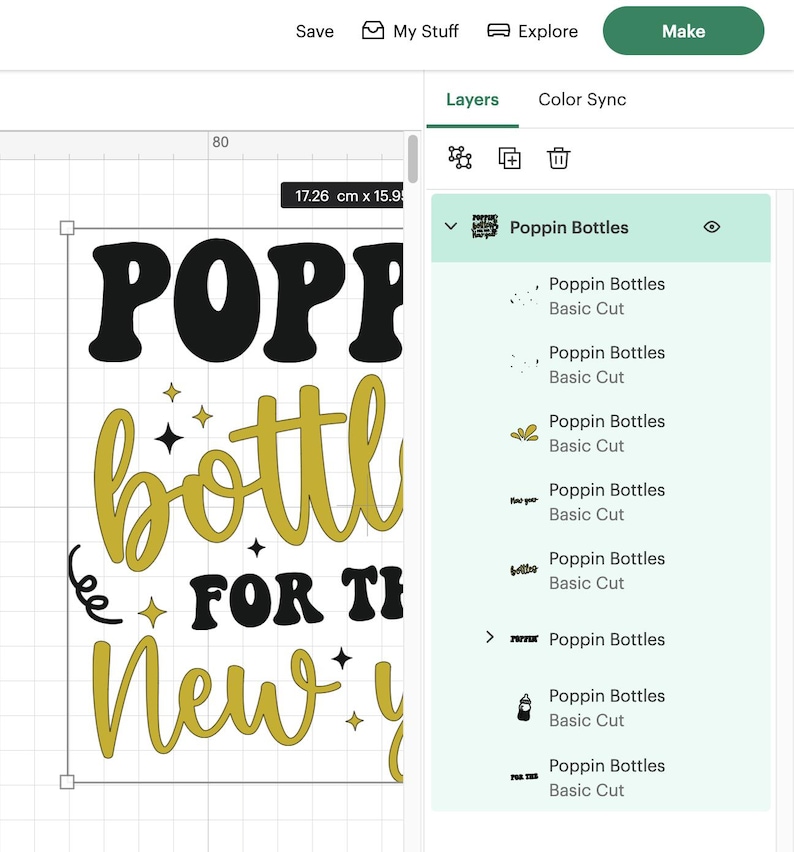 Poppin' Bottles New Year SVG: Funny Baby Design (digital Download) - Etsy
