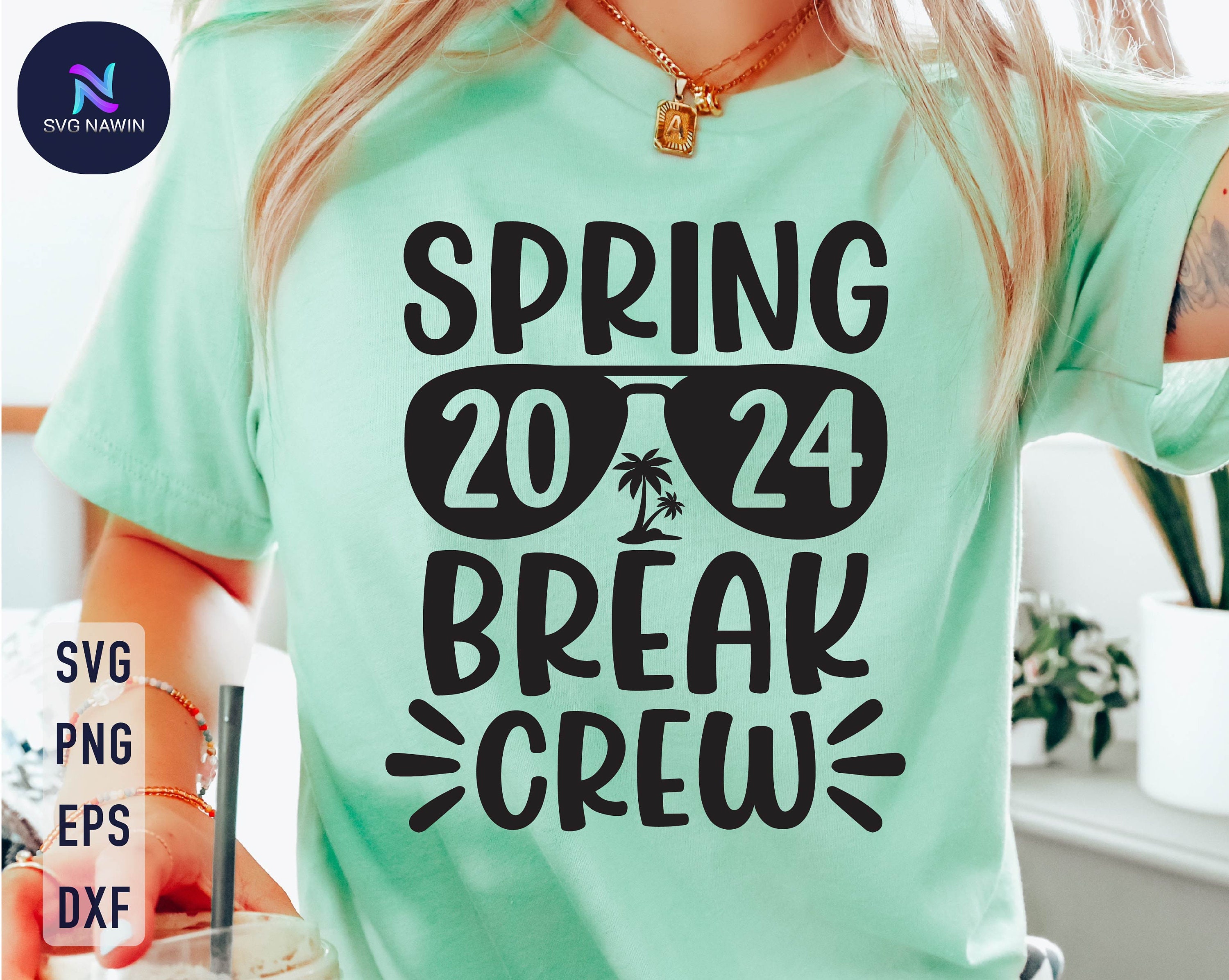 Spring Break Crew Svg, Spring Break Svg, Beach Trip Svg, Spring Beark ...