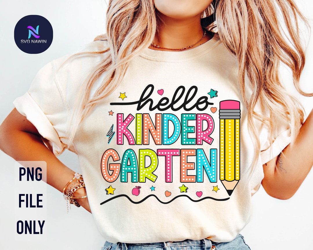 Hello Kindergarten Png, Kindergarten Png, 1st Day of School, Back to ...