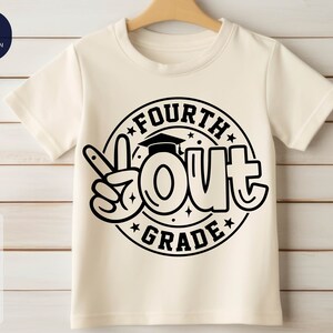 Peace Out School Svg, Last Day of School Svg, End of School Svg ...