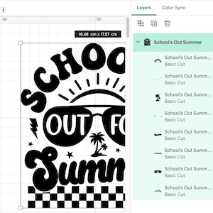 School's Out for Summer SVG: Teacher Vacation Shirt Design (digital ...