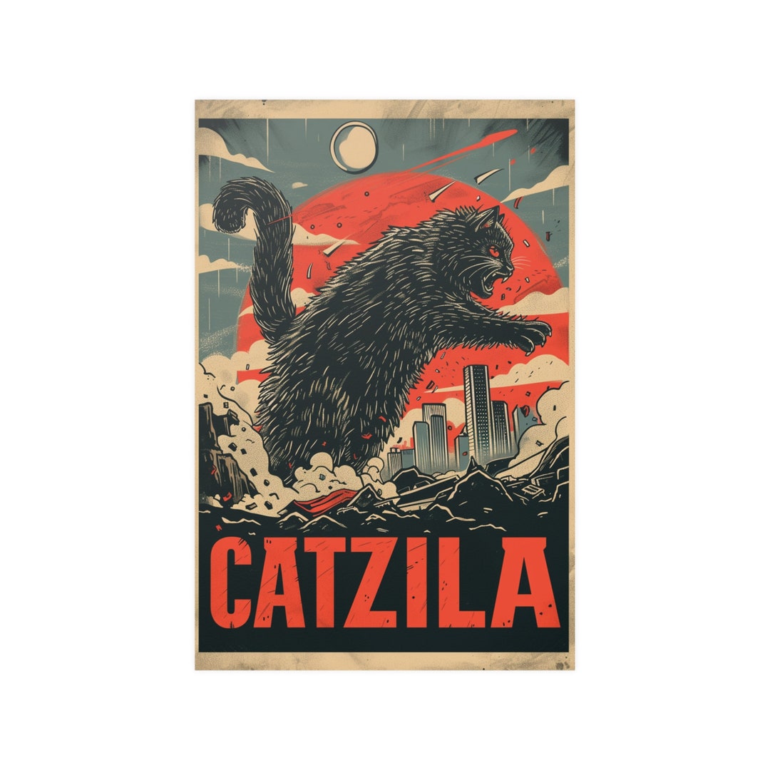 CATZILLA - Etsy