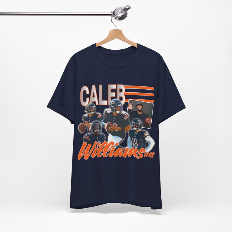 Caleb Williams Bear Claw Bootleg Rap Shirt, Retro Chicago Quarterback ...
