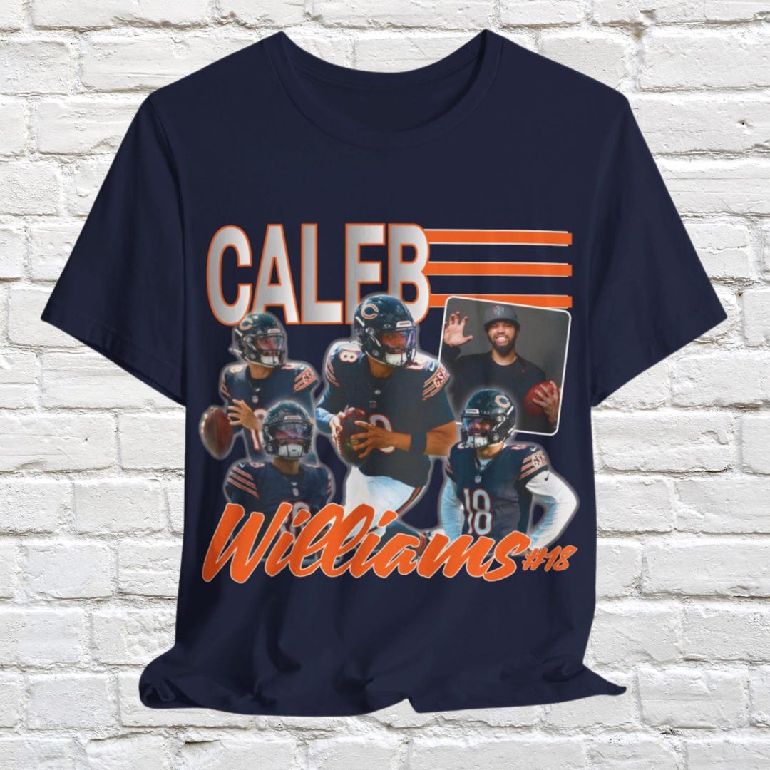 Caleb Williams Bear Claw Bootleg Rap Shirt, Retro Chicago Quarterback ...