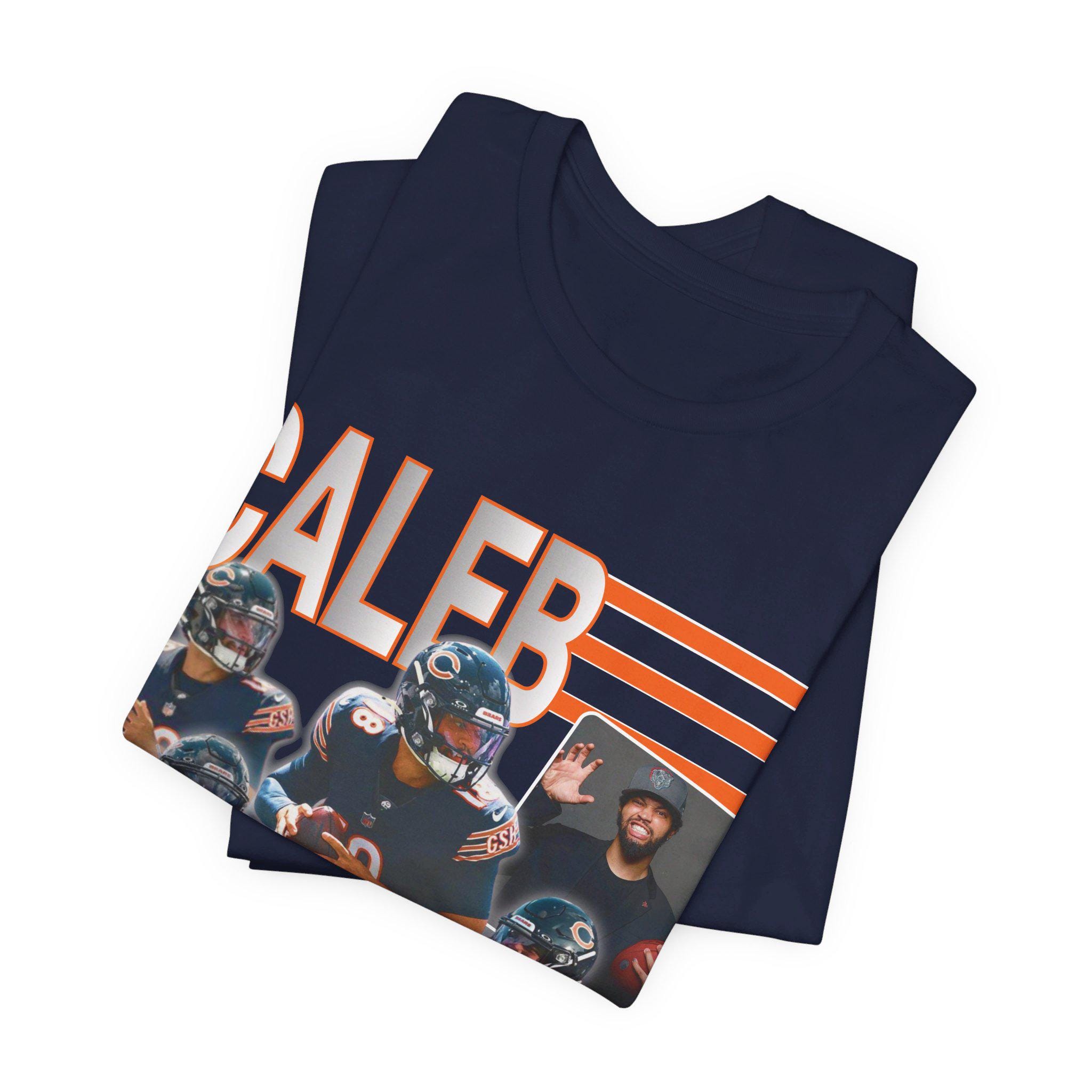 Caleb Williams Bear Claw Bootleg Rap Shirt, Retro Chicago Quarterback ...