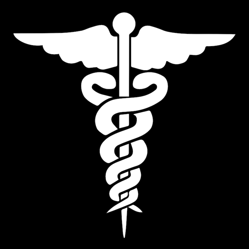 Medical Symbol Nurse Caduceus, SVG Instant Download Svg, Png, Jpg, Pdf ...