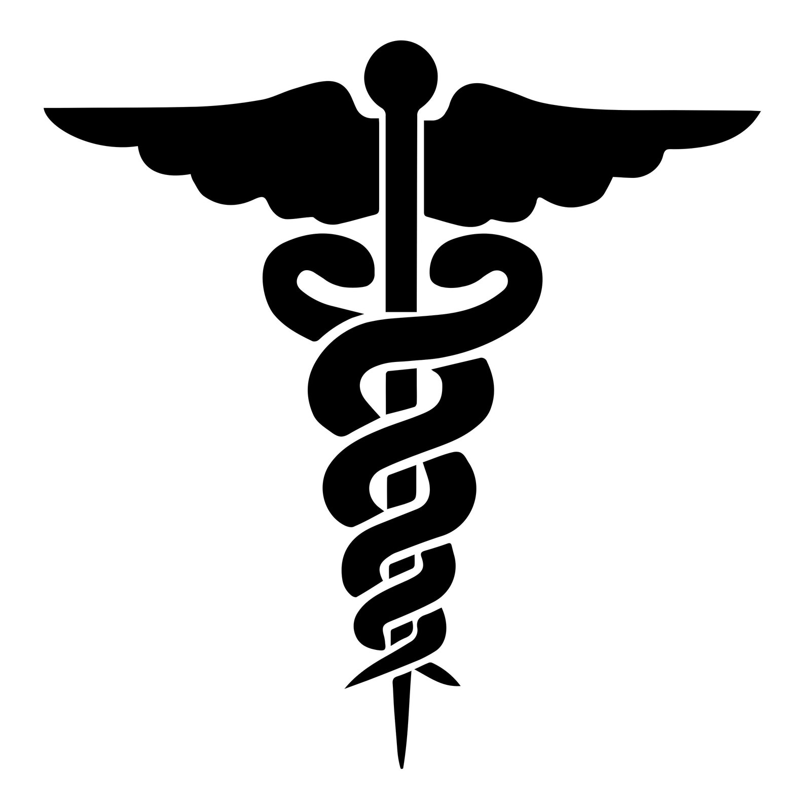 Medical Symbol Nurse Caduceus, SVG Instant Download Svg, Png, Jpg, Pdf ...