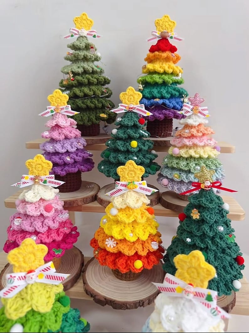 Christmas Tree Crochet Pattern Handmade Crochet Instructions in English ...