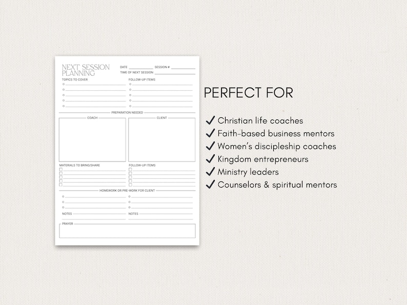 PLR Christian Coaching Notes Bundle | Canva Editable Templates, Coach ...