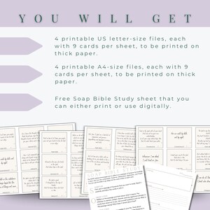 Bible Memory Cards for Faith Bible Verse Daily Devotional Printable ...