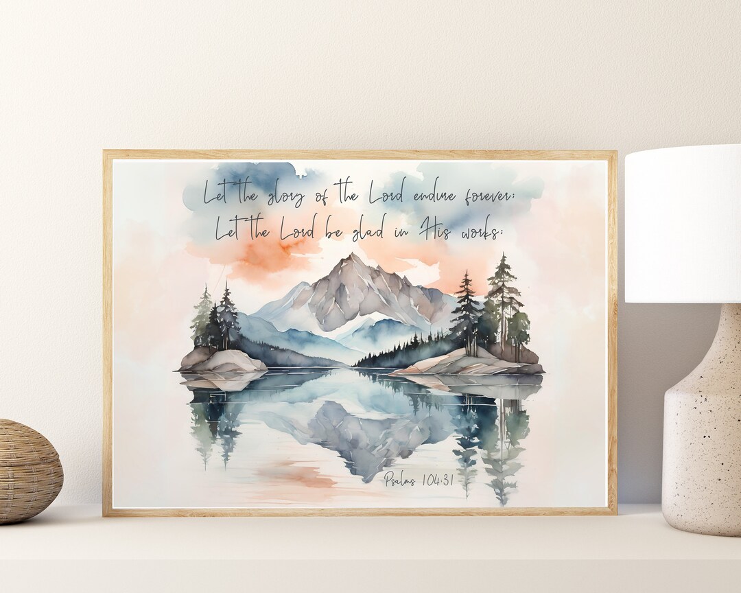 Watercolor House Bible Verse Watercolor Bible Art Floral Scripture Art ...