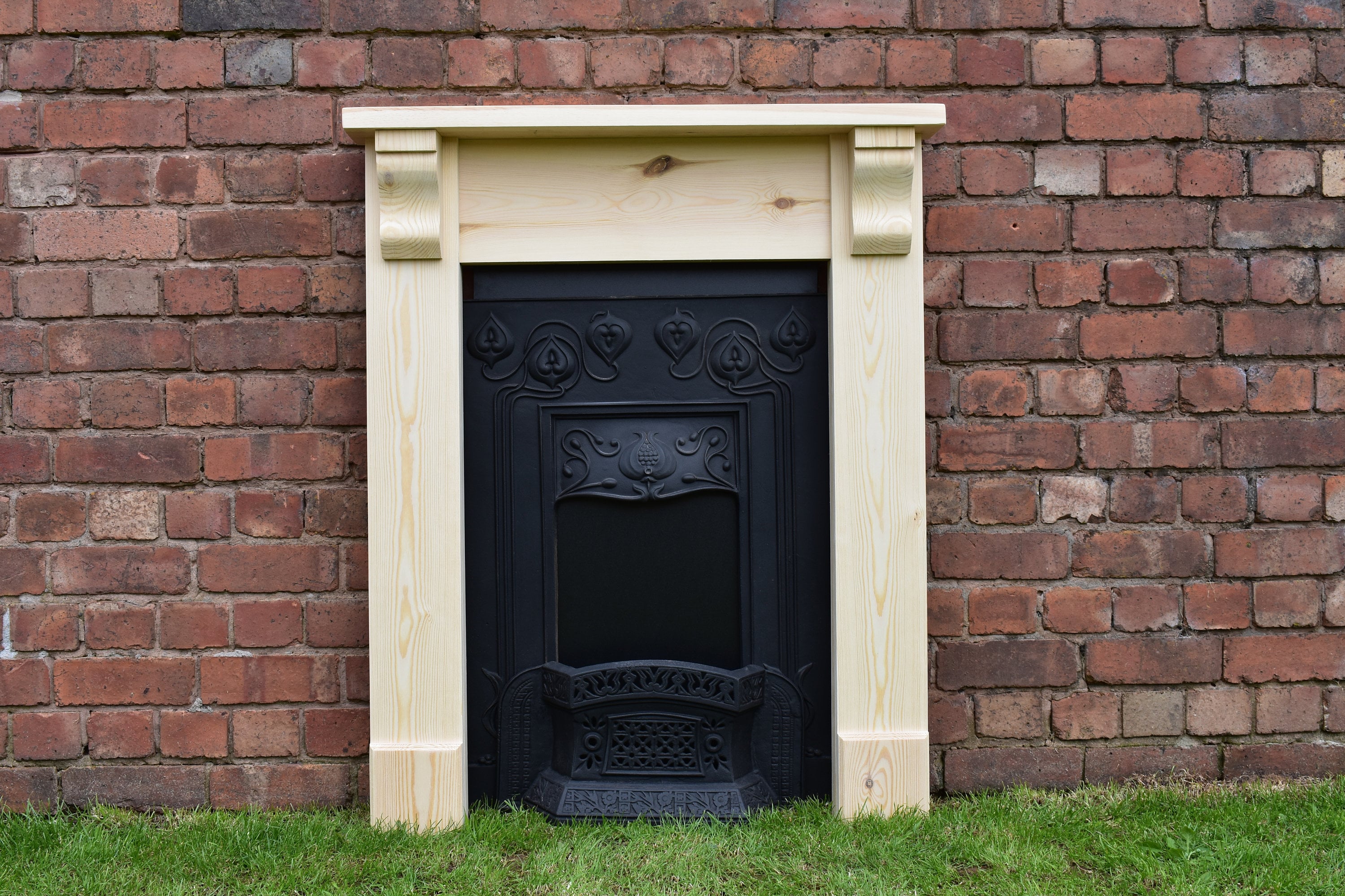 Small Fire Surround With Corbels / Brackets Pine Bedroom . Plus Made to ...