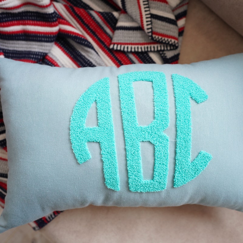 Monogram Pillow - Etsy