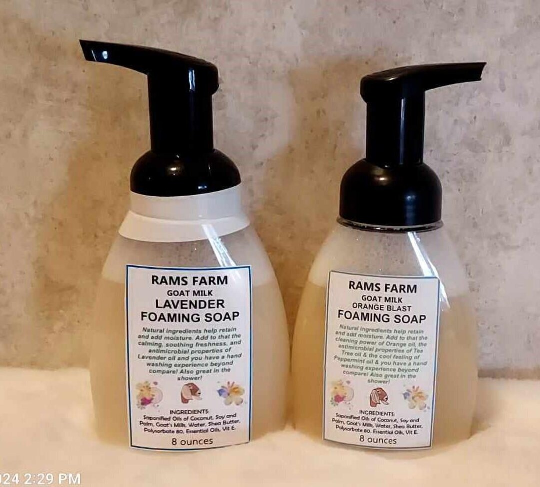 Goat Milk Liquid Foam Soap - Etsy