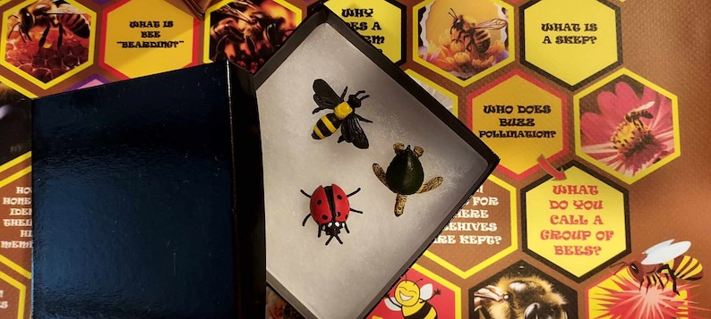 What's the Buzz About Honey Bees? Educational Game. Honey Bee Board ...