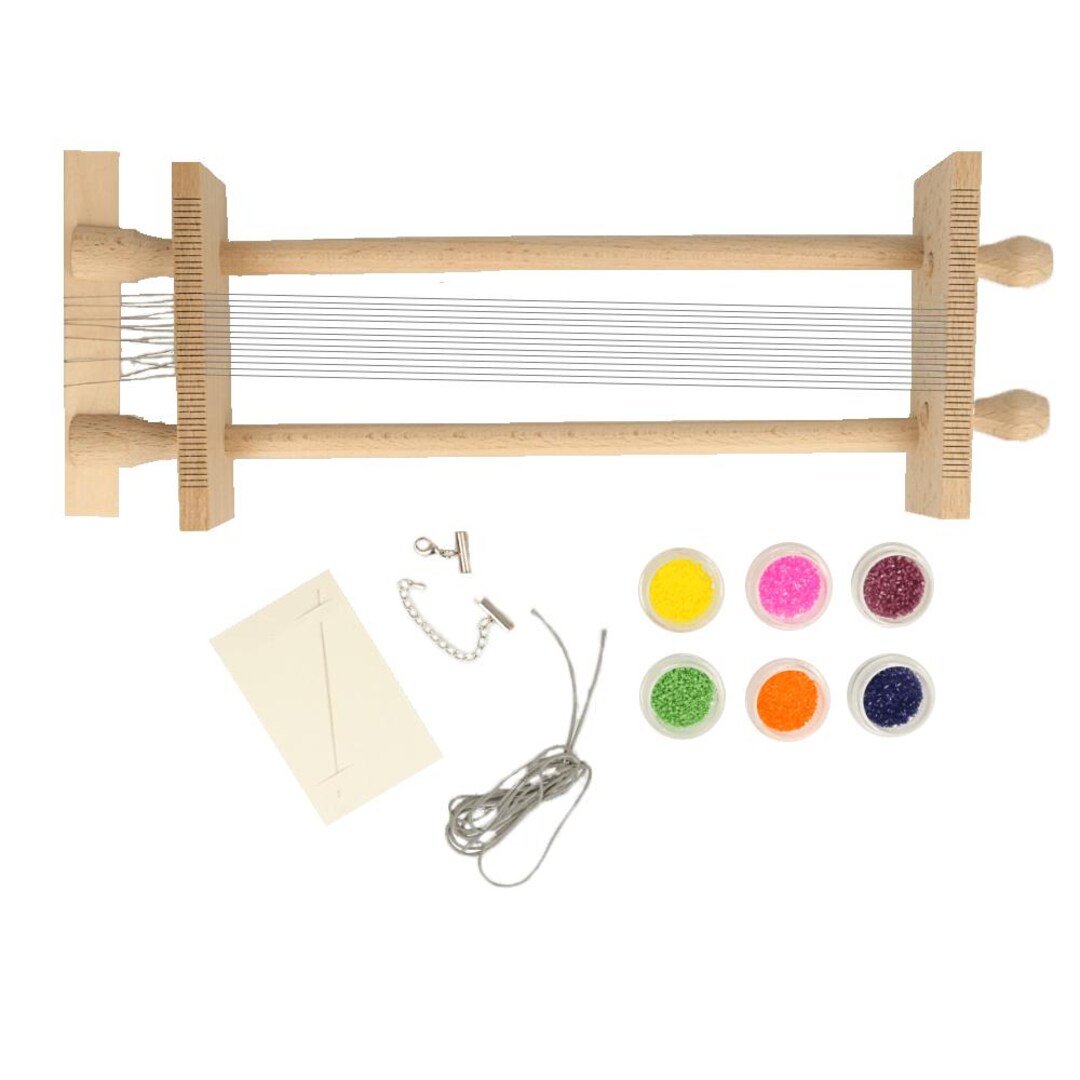 Scheepjes Bead Weaving Loom Kit – DIY Friendship Bracelet Maker With ...