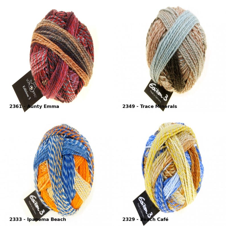 Self-striping Gradient Merino Yarn | Schoppel Edition 3 Yarn | 100% ...