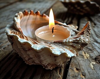 Create Your Own Seashell Candle Holders for Home Beauty - Etsy