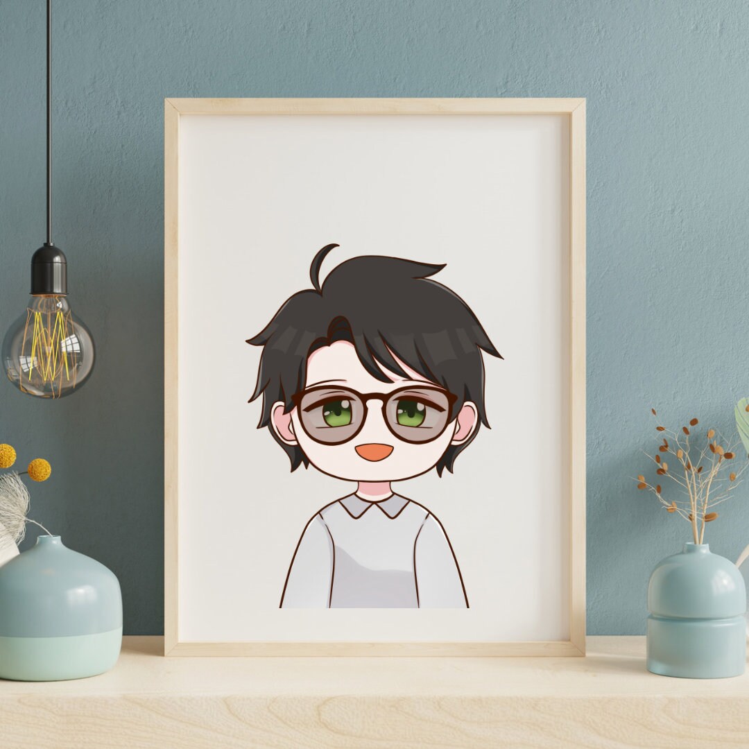 Printable Art Cartoon Boy PNG / Cartoon PNG - Etsy