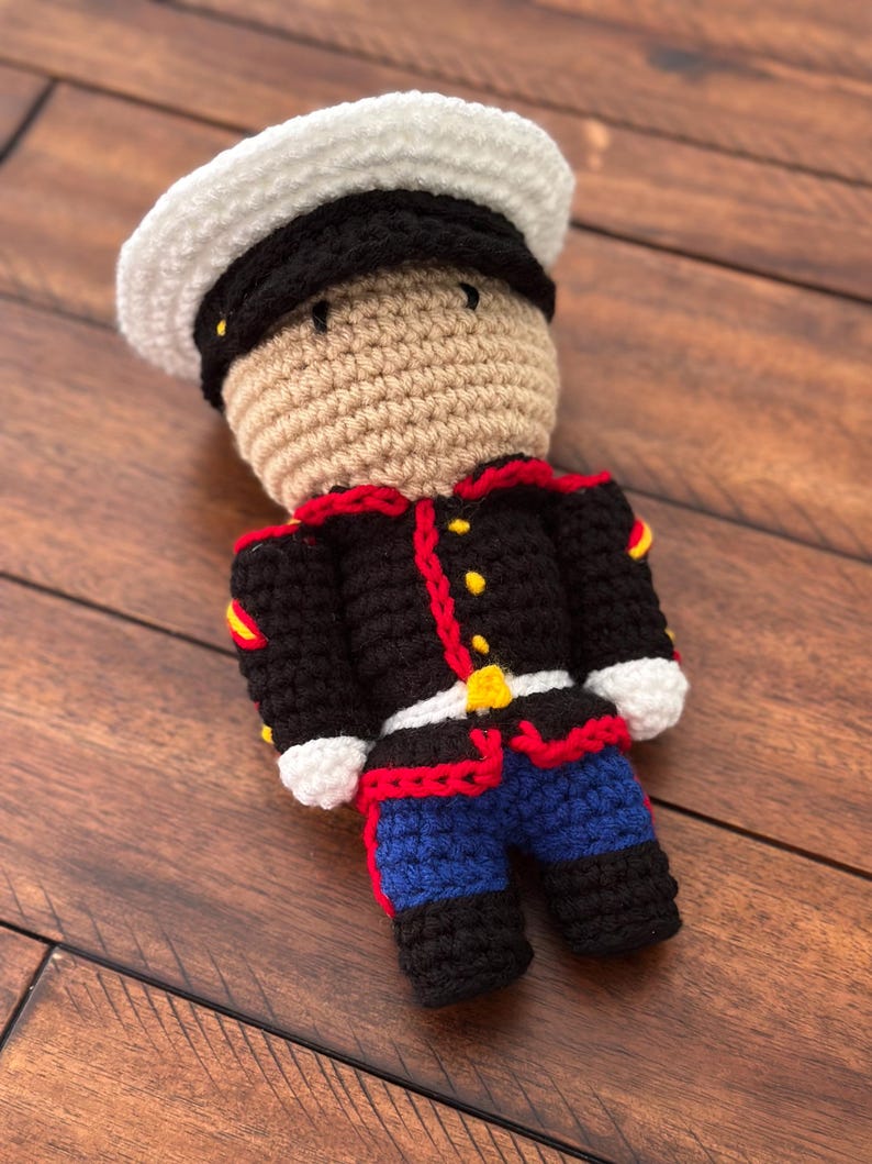 United States Marine Corps Crocheted Enlisted Marine - Etsy