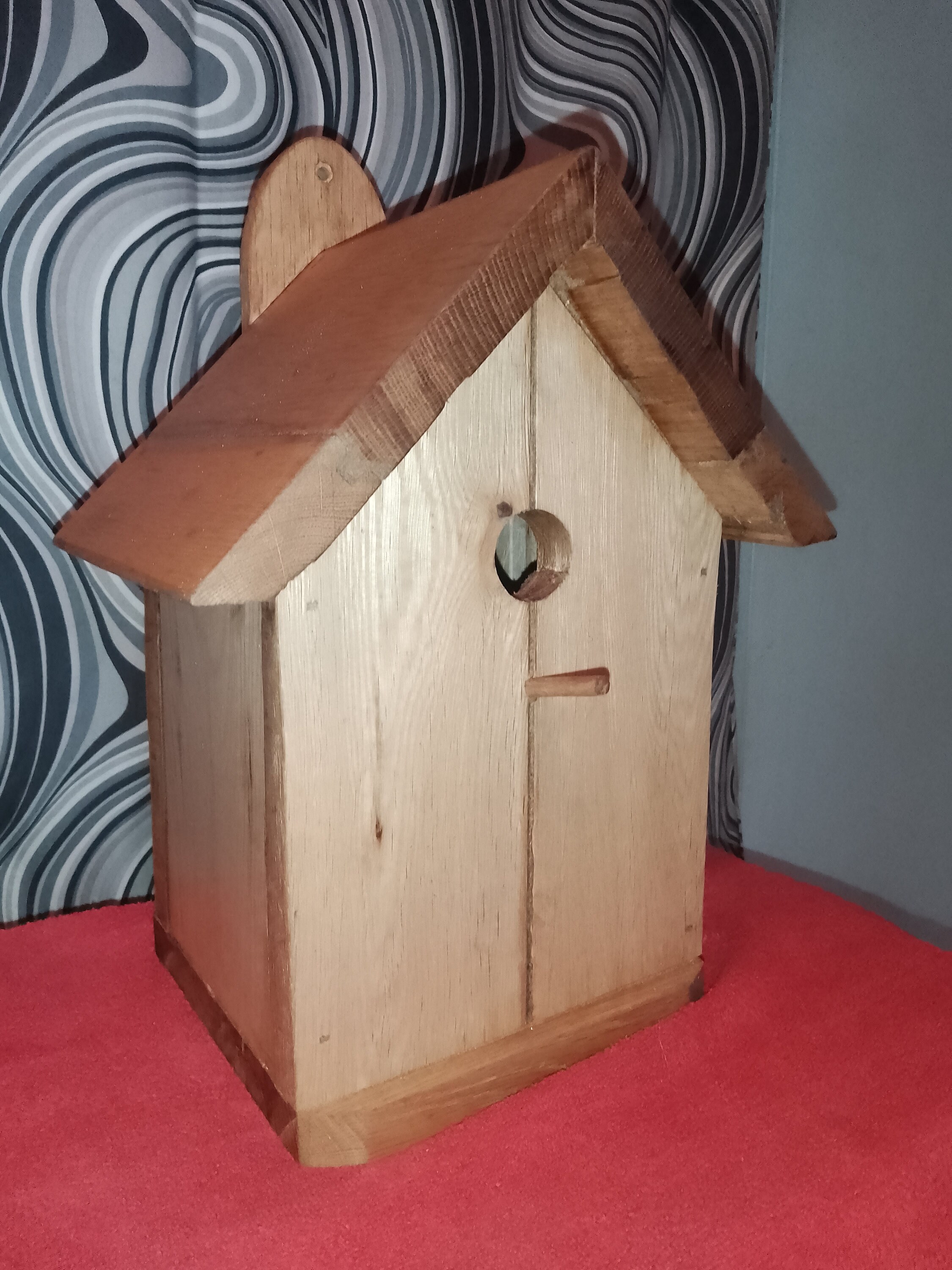 Solid Oak Bird Box - Etsy
