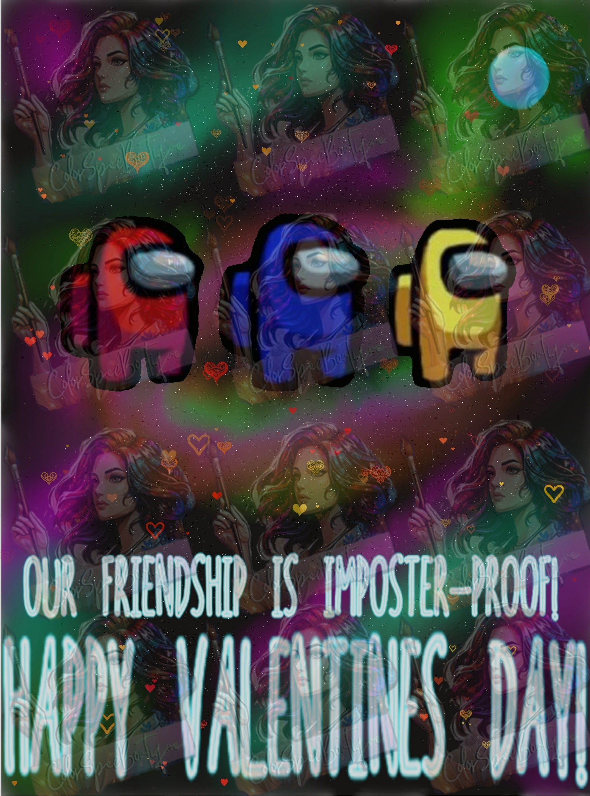 Among Us Digital Valentine || Instant Download || Gamer Valentine ...