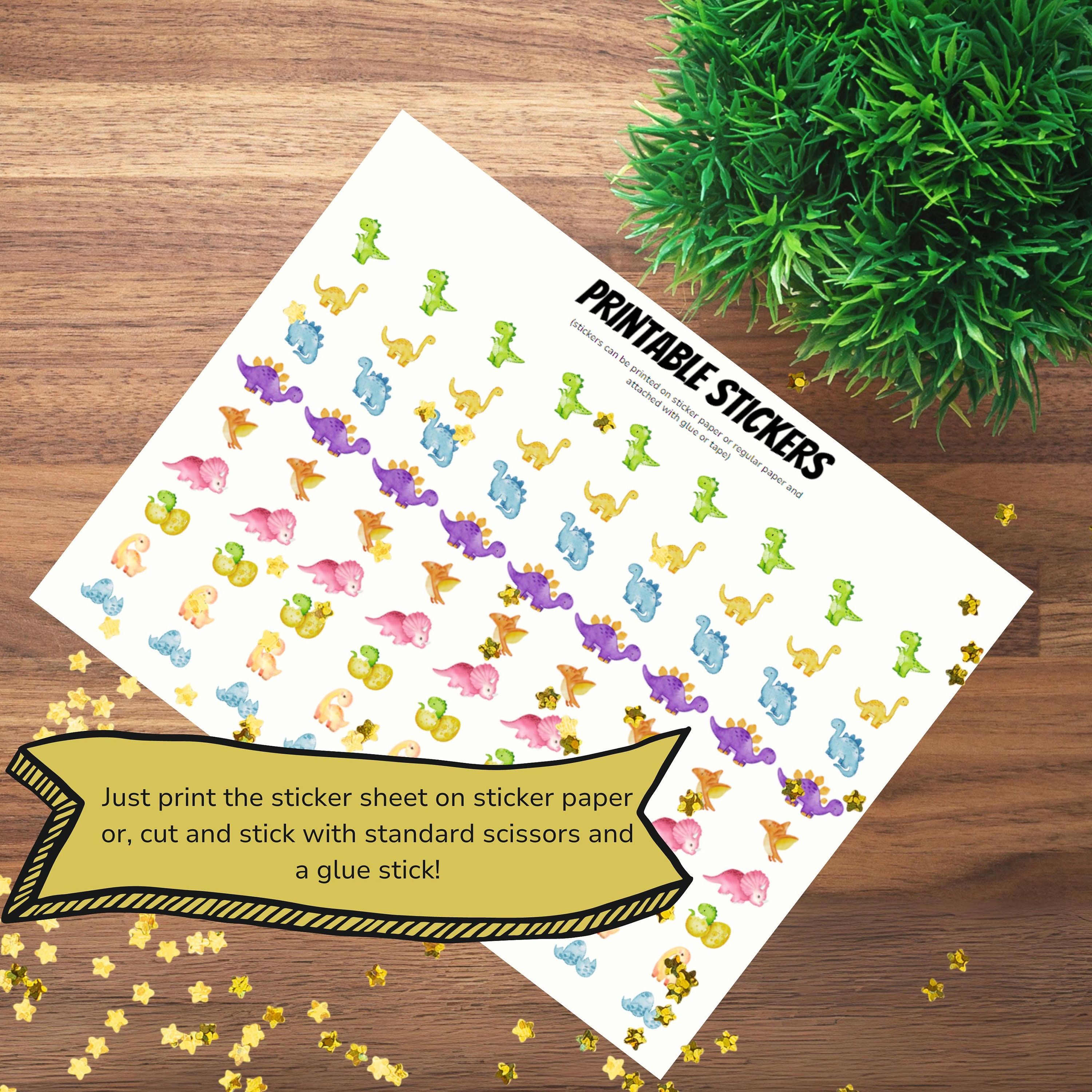 Printable Dinosaur Sticker Reward Chart for Kids - Fun & Educational ...