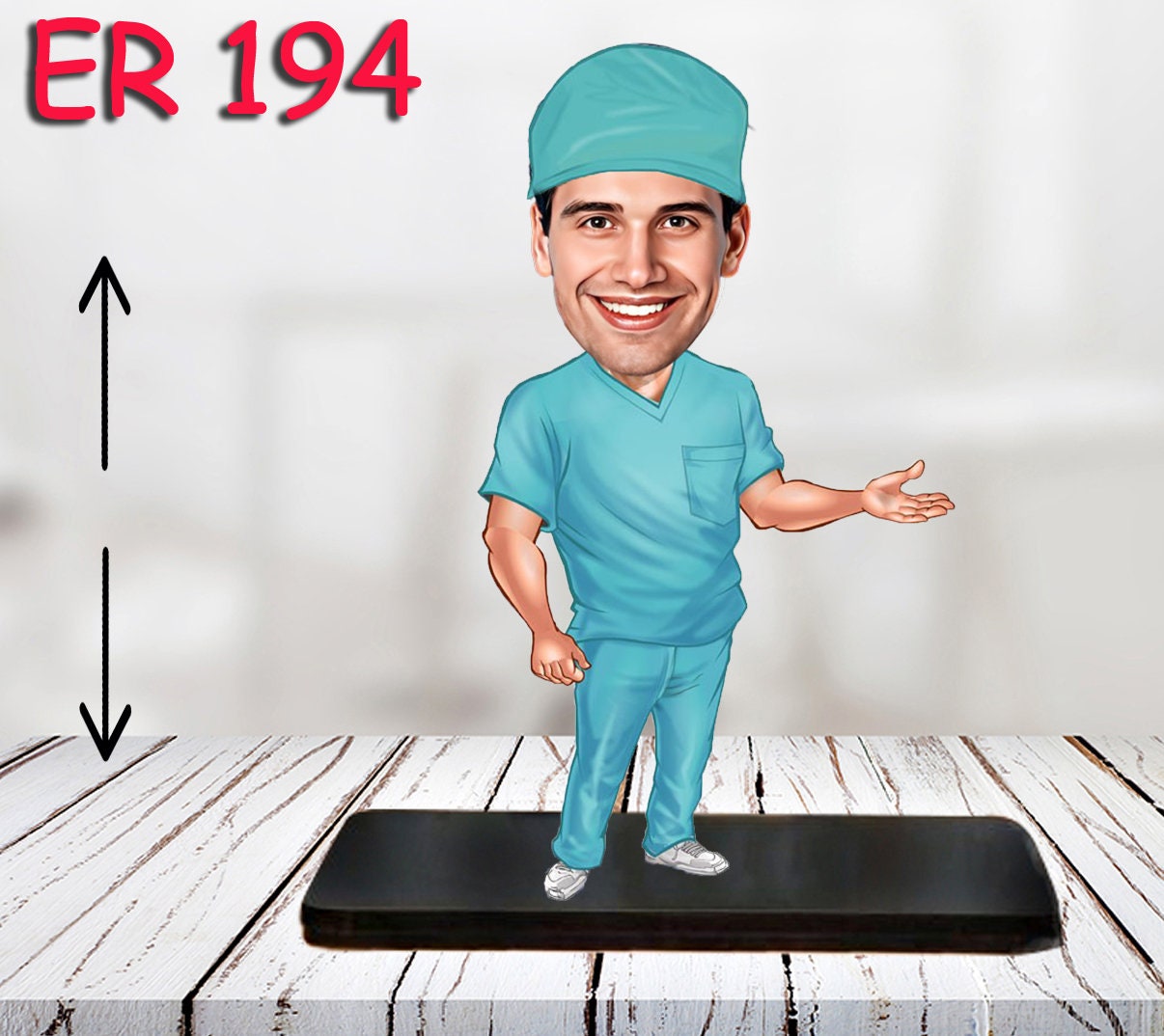 Doctor Congratulations New Job Custom Caricature Trinket Promotion Gift ...