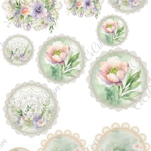 Digital Paper Clipart Set Junk Journal Kit "spring Journal ...