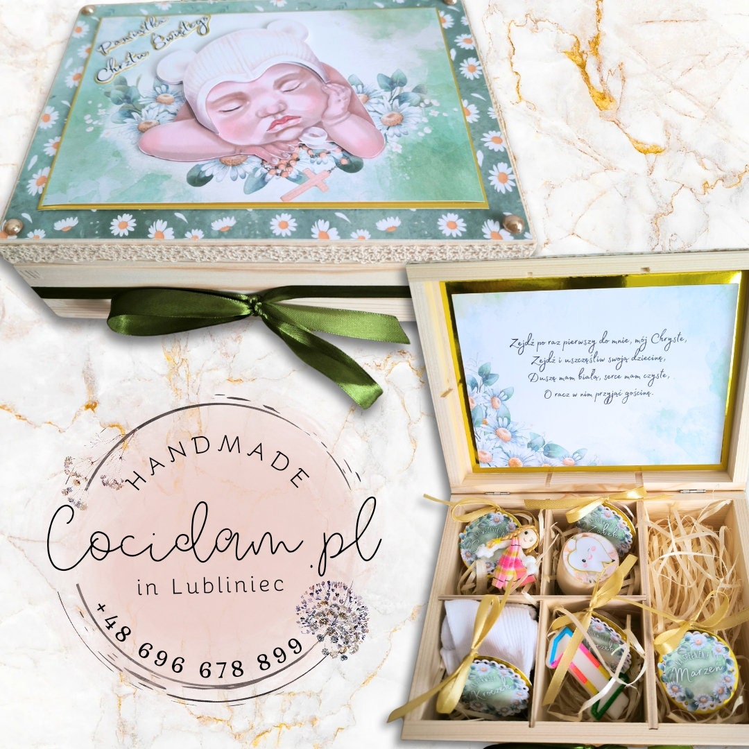 Handmade Holy Baptism Card, Gift Box for Banknotes - Etsy