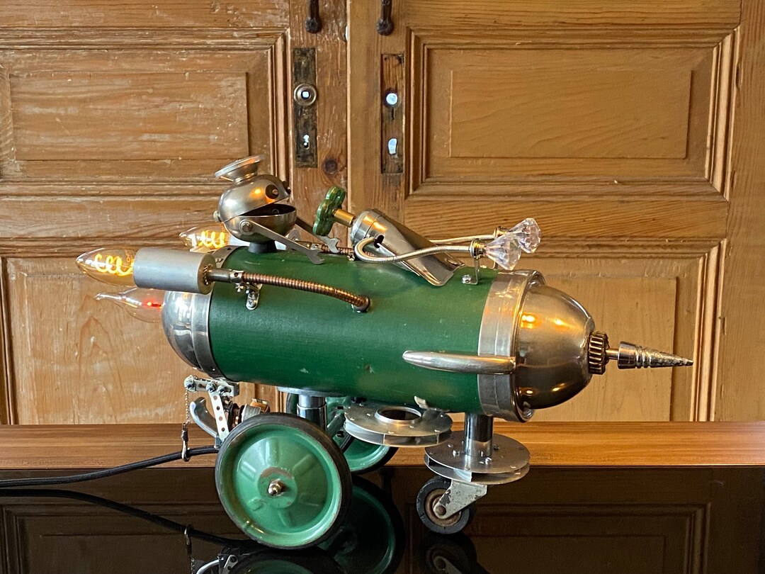 Omega Vacuum Cleaner Upcycling ROCKET Table Lamp. - Etsy UK