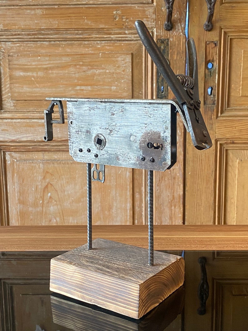 Upcycling Animal Sculpture Horned Animal Made From Recycled Materials ...