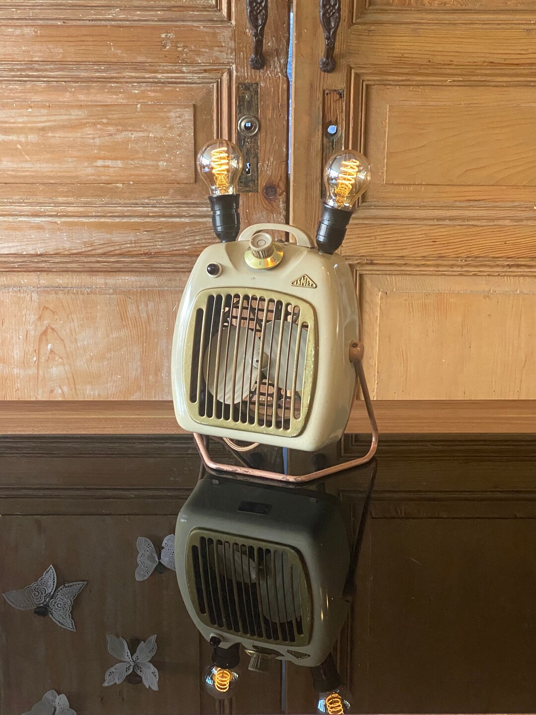 Vintage Fan Upcycling Table Lamp DIMMABLE, Fan Lamp - Etsy