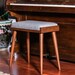 Piano Bench, Tan Leather Piano Bench, Ottoman Bench, Mcm Bench, Stool ...