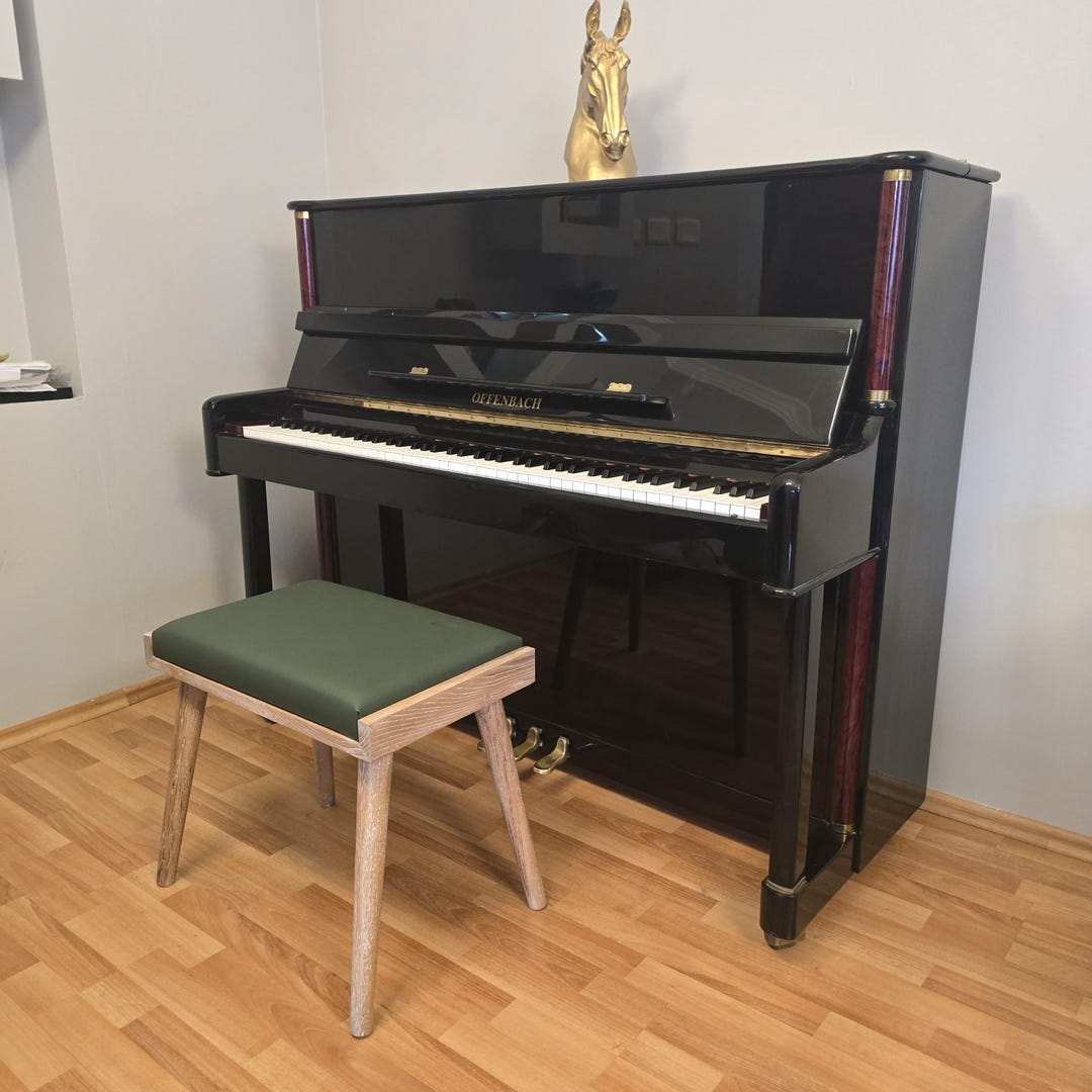 Unique Tumbled Wood Piano Bench - Vintage-inspired Seating for Your ...