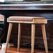 Piano Bench, Tan Leather Piano Bench, Ottoman Bench, Mcm Bench, Stool ...