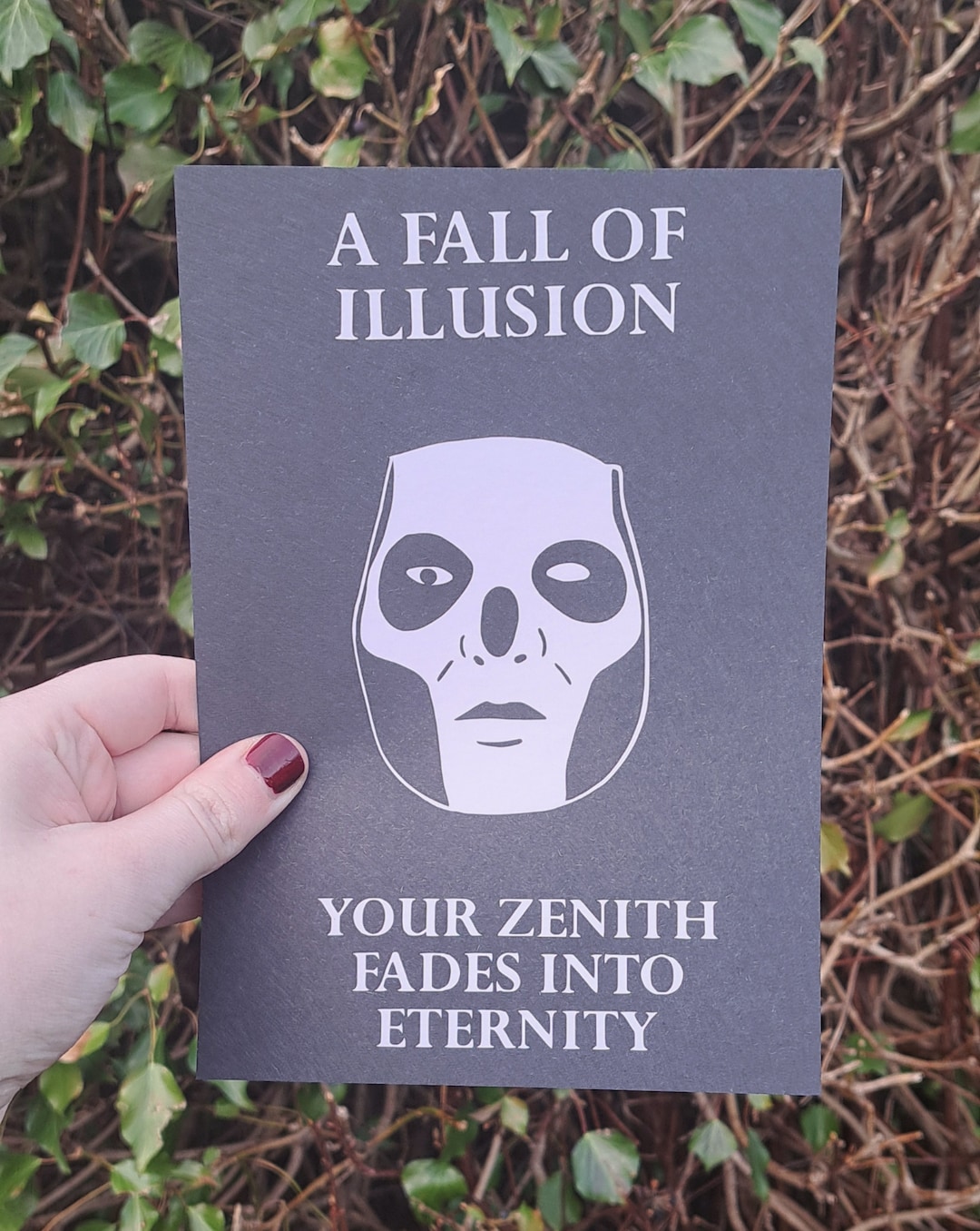 Zenith | Ghost Band Inspired Vinyl and Card Print A5 | Papa Emeritus ...