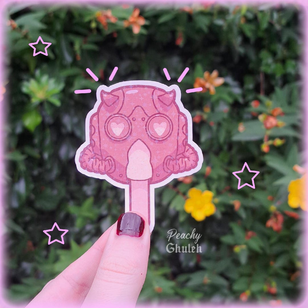 Phantom Band Inspired Holographic Ghoul Ice Cream Sticker, Ghoulette ...