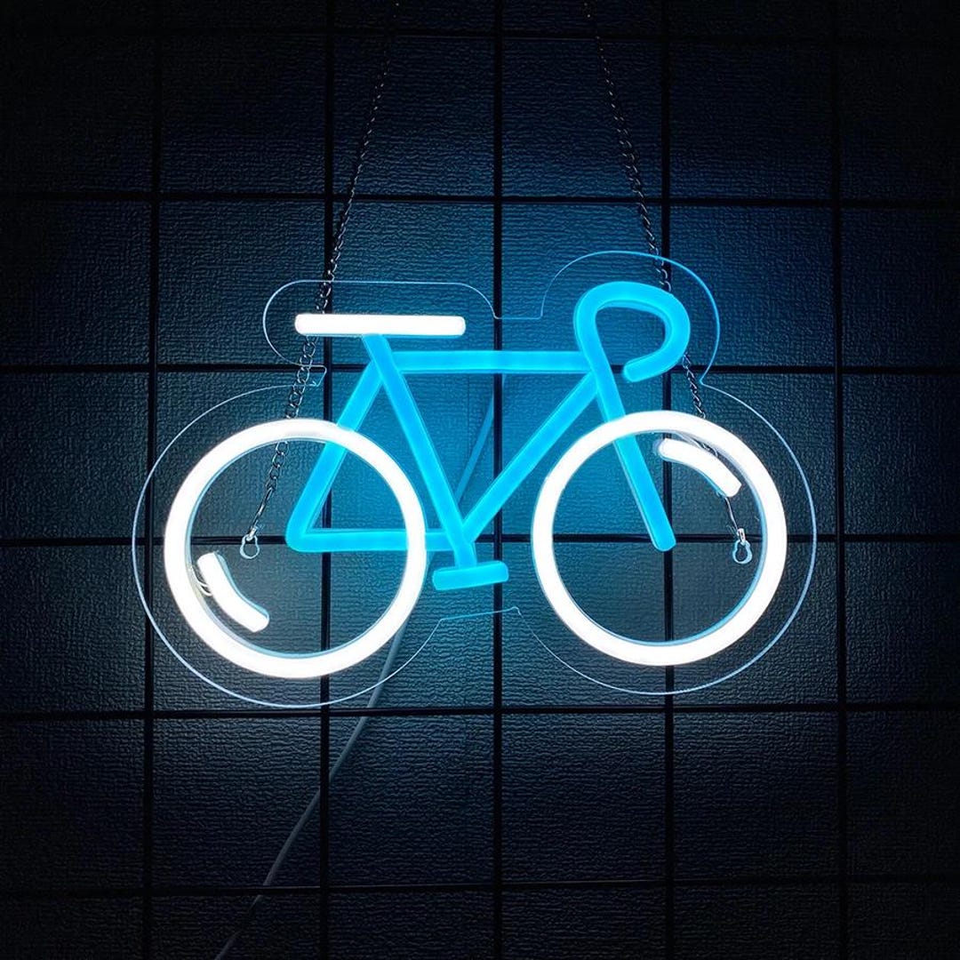 Cycling Bike Neon Sign. Mancave Neon Sign, Custom Neon Bar Sign ...