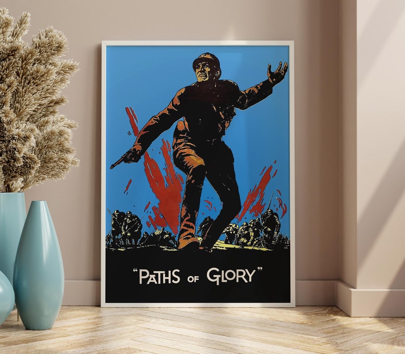 Paths Of Glory 1957 Movie Poster Stanley Kubrick Kirk Douglas Ralph