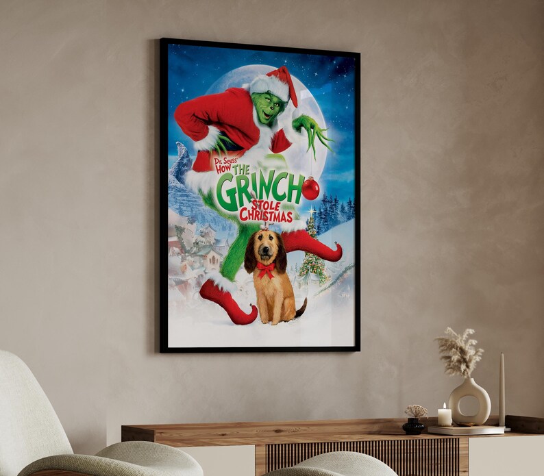 How the Grinch Stole Christmas 2000 Movie Poster. Ron Howard, Jim ...