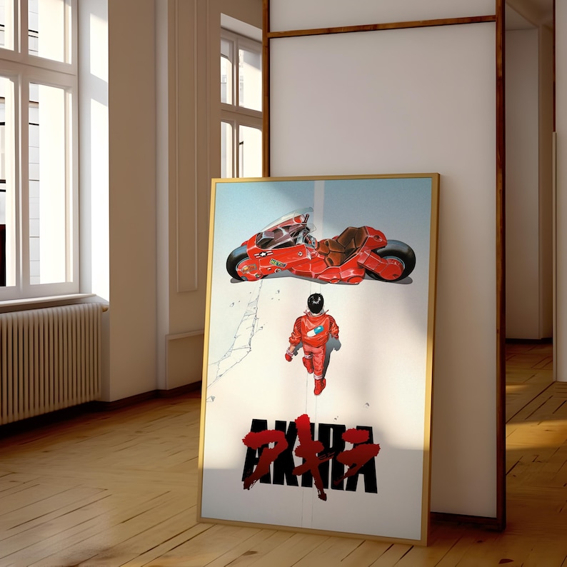 Akira - 1988 Movie Poster. Katsuhiro Otomo, Mitsuo Iwata, Nozomu Sasaki ...