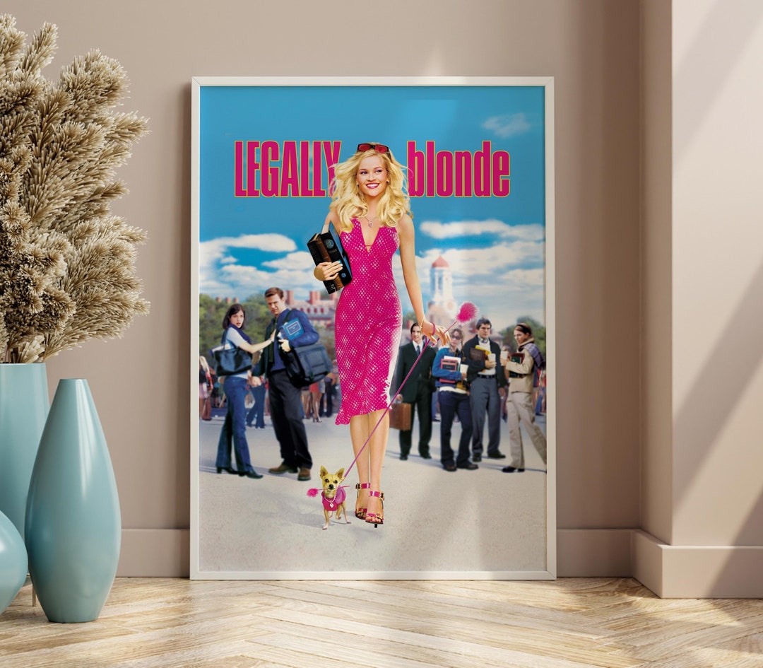 Legally Blonde 2001 Movie Poster. Robert Luketic, Reese Witherspoon, Luke Wilson - Etsy
