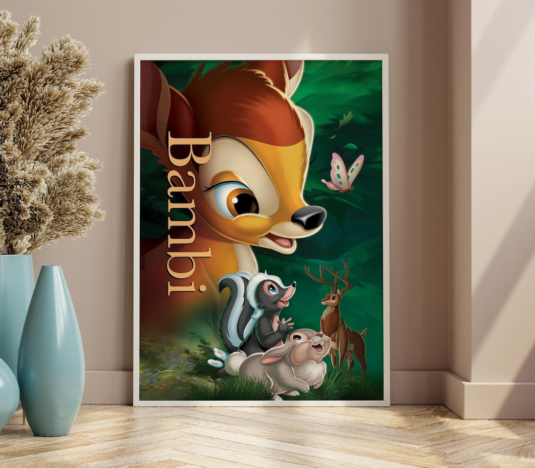 Bambi 1942 Movie Poster. David Hand, Hardie Albright, Stan Alexander - Etsy