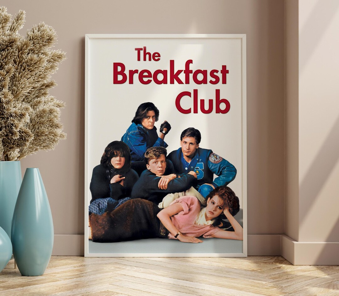 The Breakfast Club - 1985 Movie Poster. John Hughes, Emilio Estevez, Molly Ringwald - Etsy