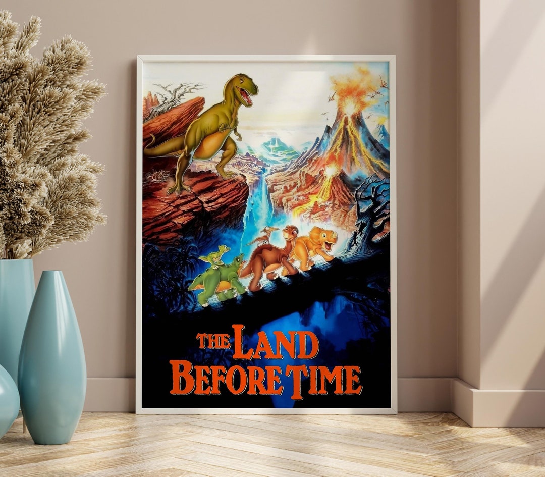 The Land Before Time - 1988 Movie Poster. Don Bluth, Pat Hingle, Judith ...