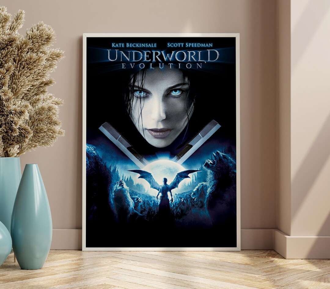 Underworld: Evolution 2006 Movie Poster. Len Wiseman, Kate Beckinsale ...
