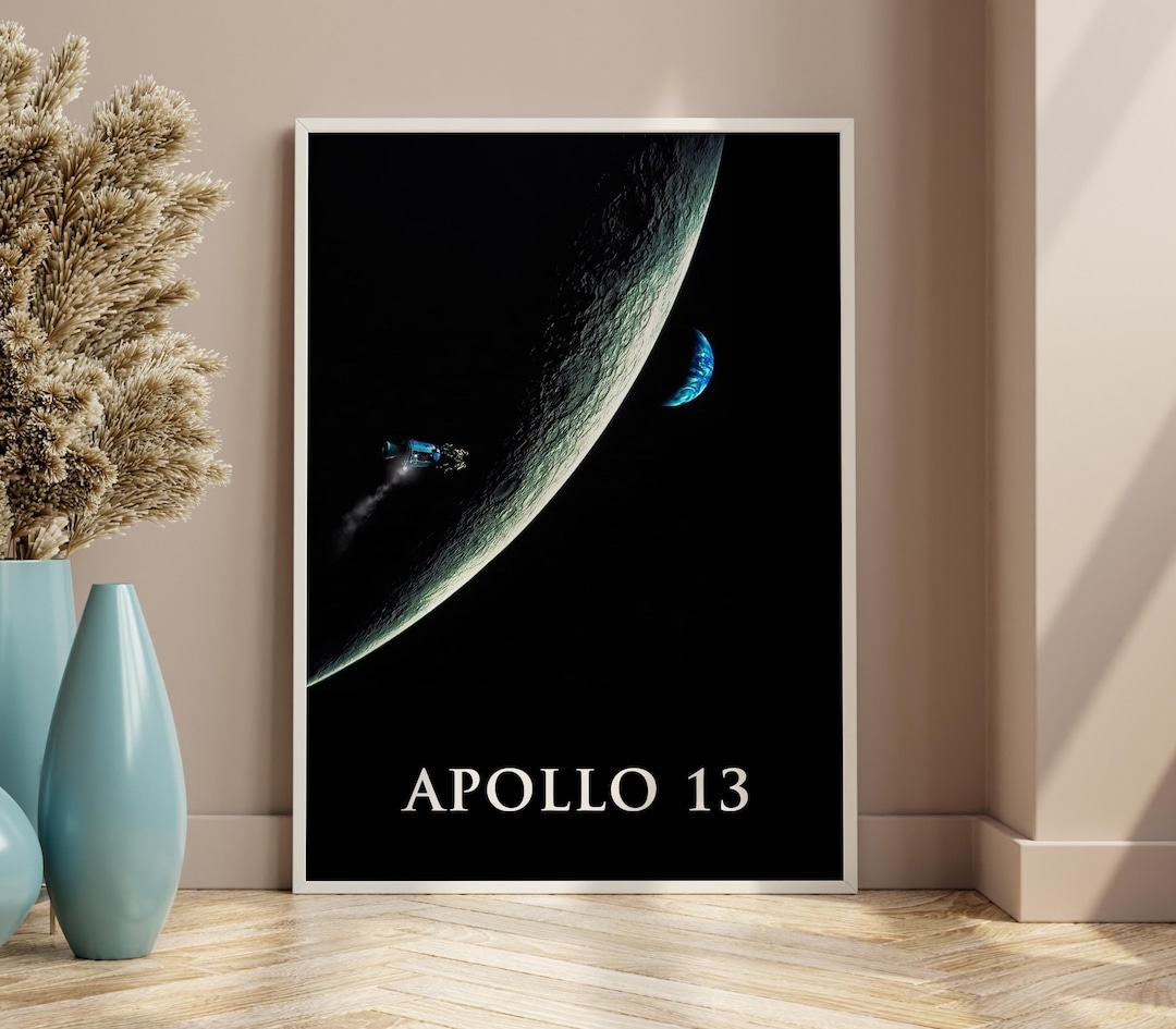 Apollo 13 1995 Movie Poster. Ron Howard, Tom Hanks, Kevin Bacon - Etsy