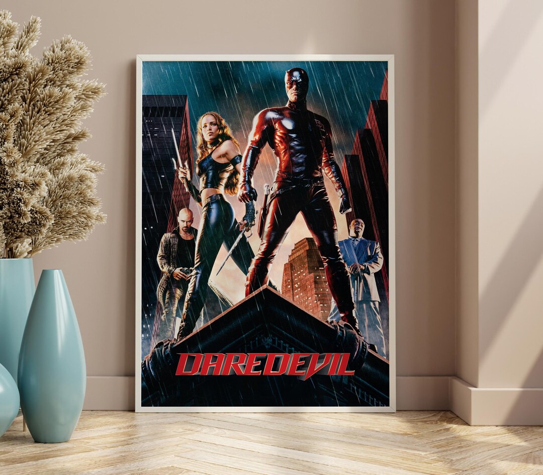 Daredevil 2003 Movie Poster. Mark Steven Johnson, Ben Affleck, Jennifer ...